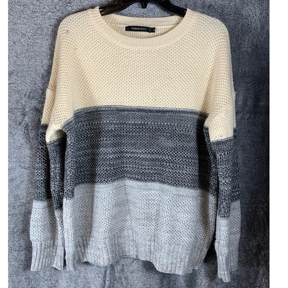 Merokeety | Sweaters | Merokeety Striped Color Block Sweater Womens Xl ...
